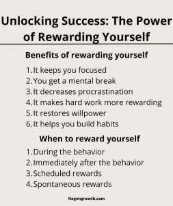 Unlocking Success: The Power of Rewarding Yourself - Hagen Growth
